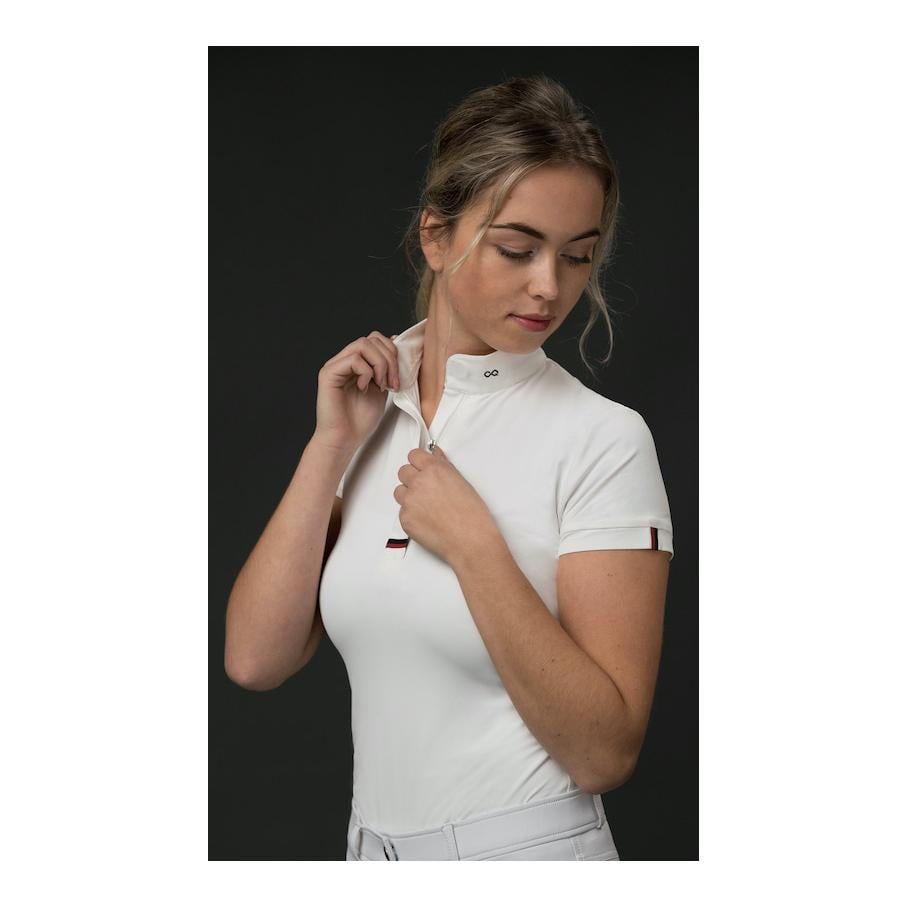 PresTeq Polo de concours AmbitionFirst pour femmes - blanc